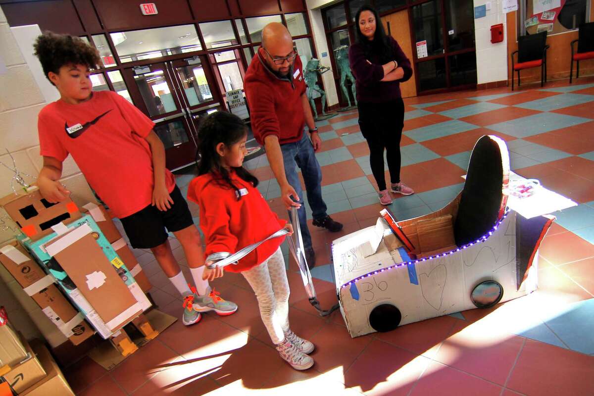 Photos: Westover students create cardboard go-carts and more