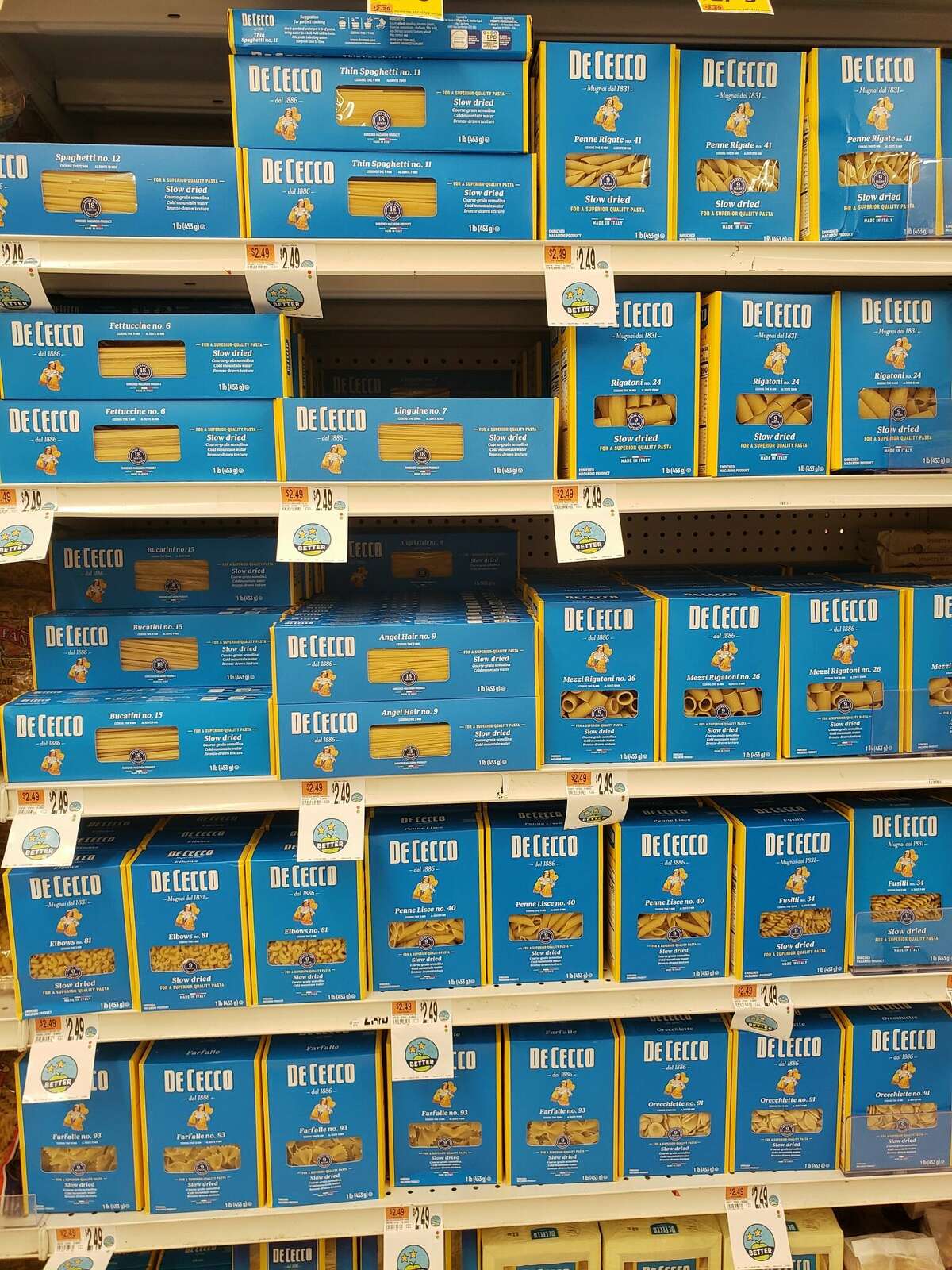 Column: 350 pasta shapes — one for almost every day of the year