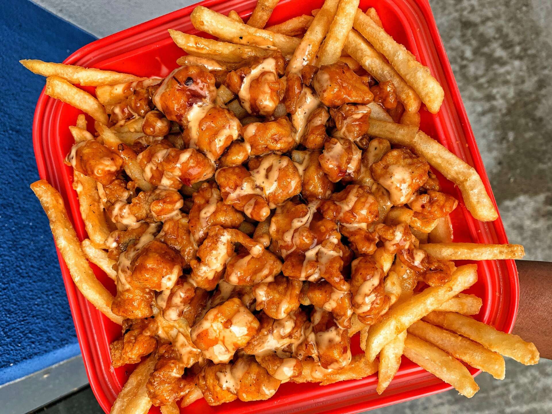San Antonio getting buffalo fries, wings restaurant