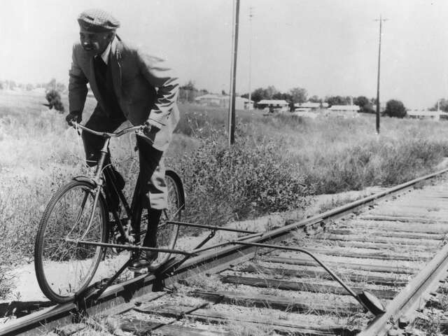 Pedal-powered carts let you visit California by train track