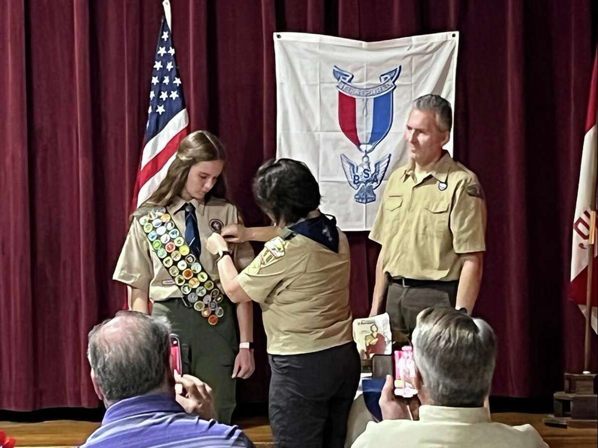 Chloe Adam becomes Midland County’s first female Eagle Scout