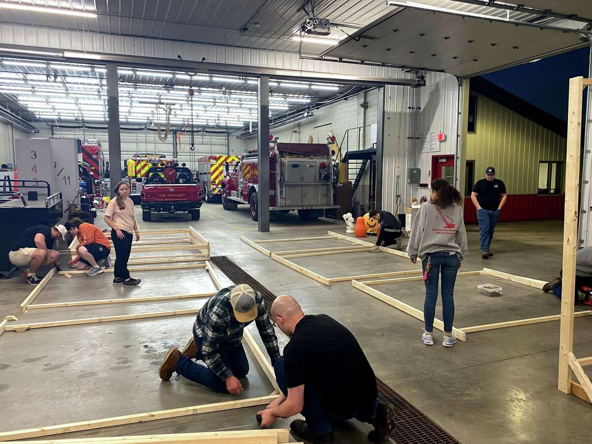The Big Rapids Township Firefighters Association haunted fire station opens