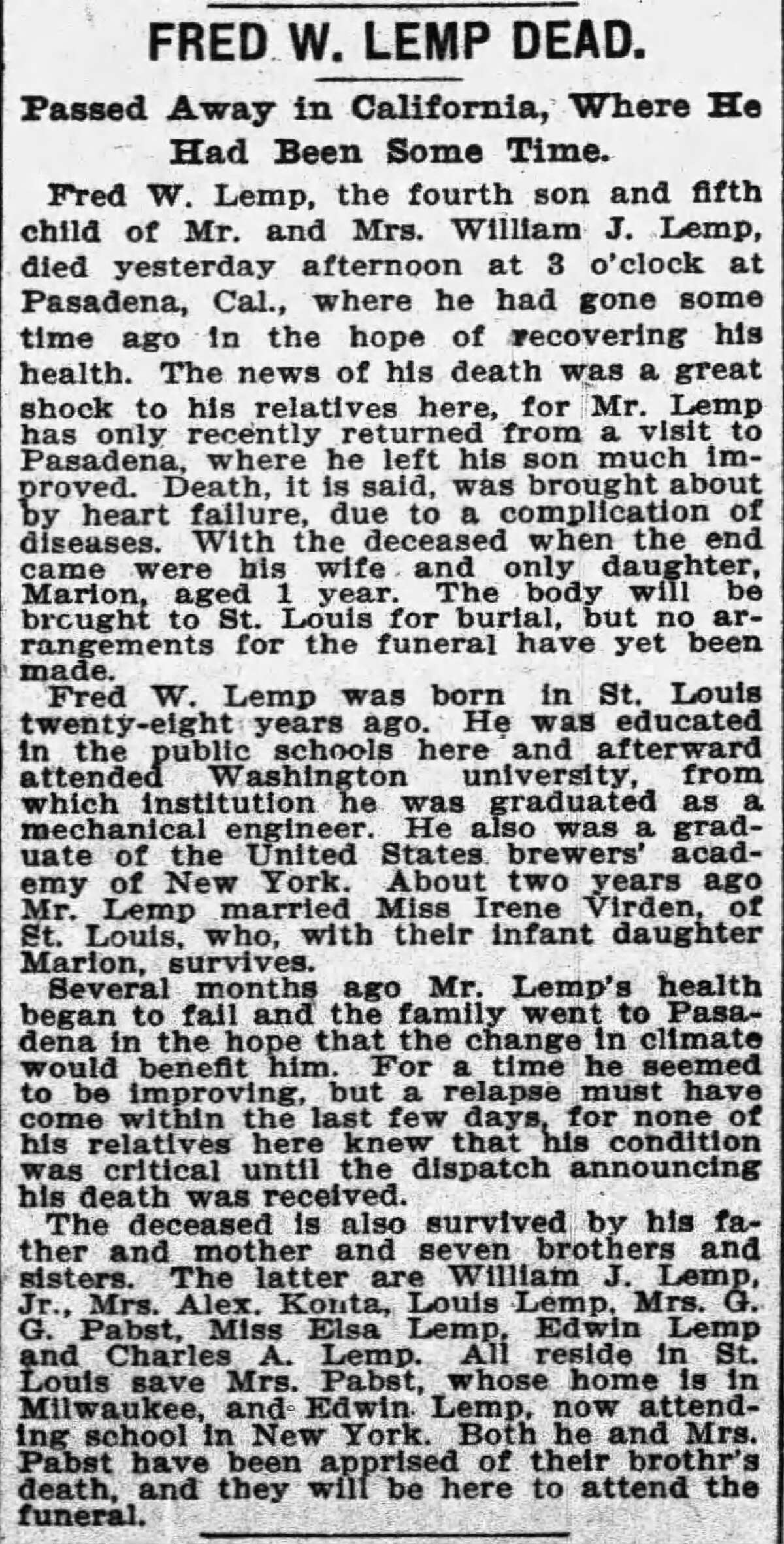 Is there a profit being made from the Lemp Family suicides?