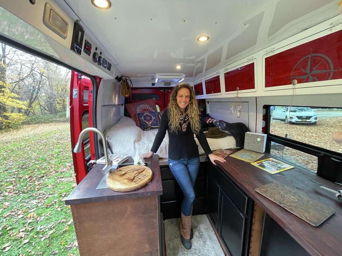 Living in a van works for Medicare insurance agent Shelby Wadsworth