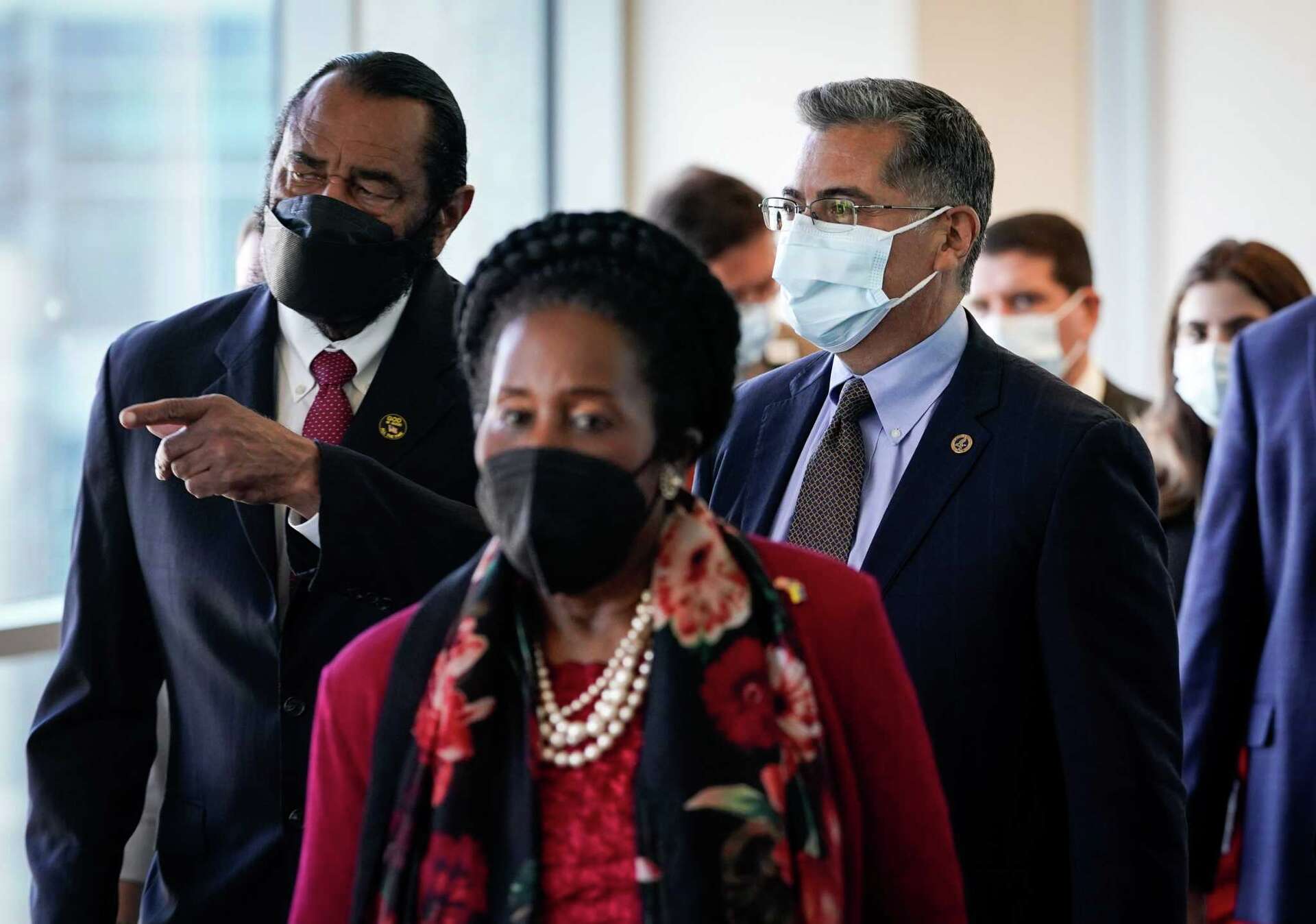 Health and Human Services Secretary Xavier Becerra visited Houston to ...