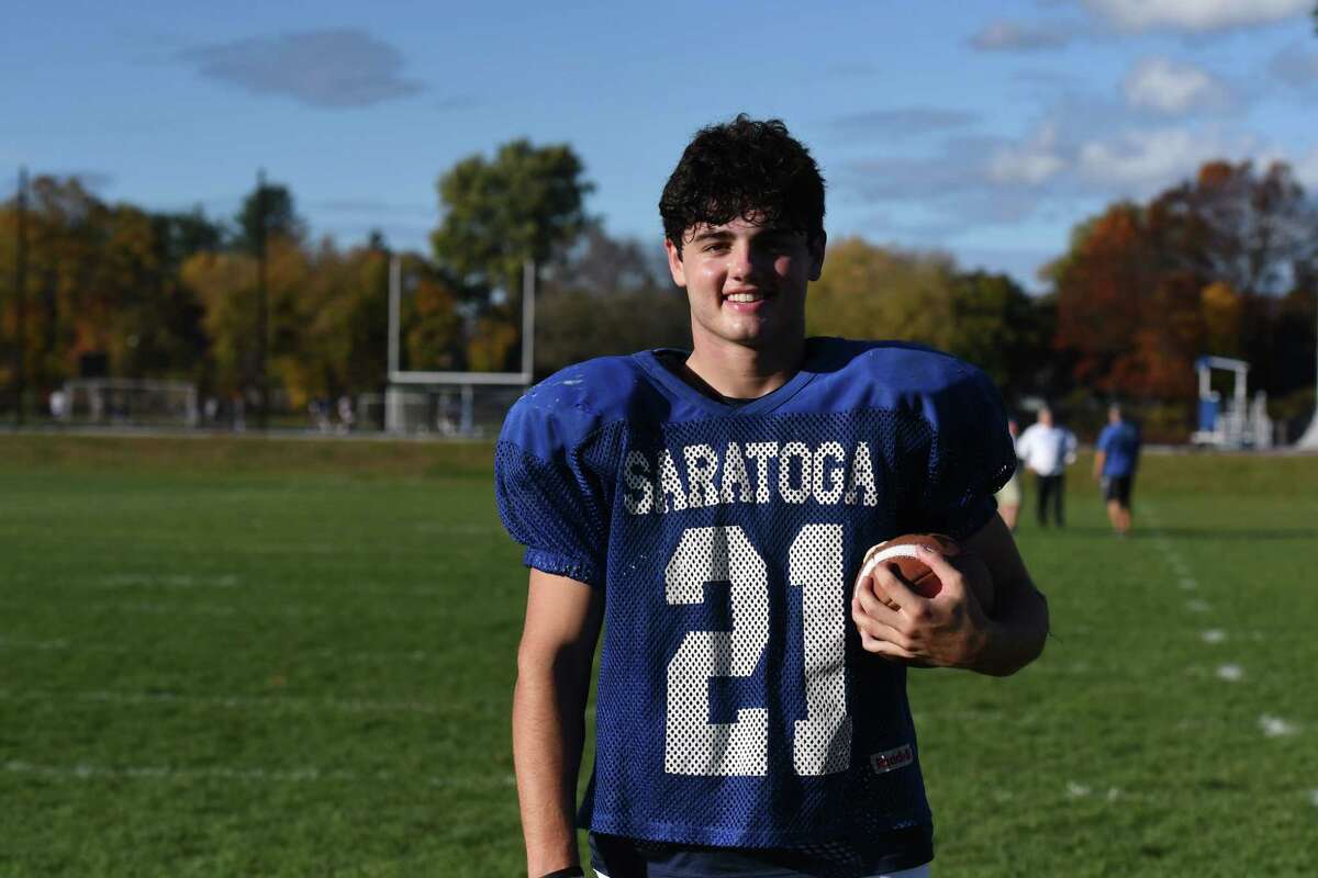 Carter Vaughn a true two-way force for Saratoga Springs football