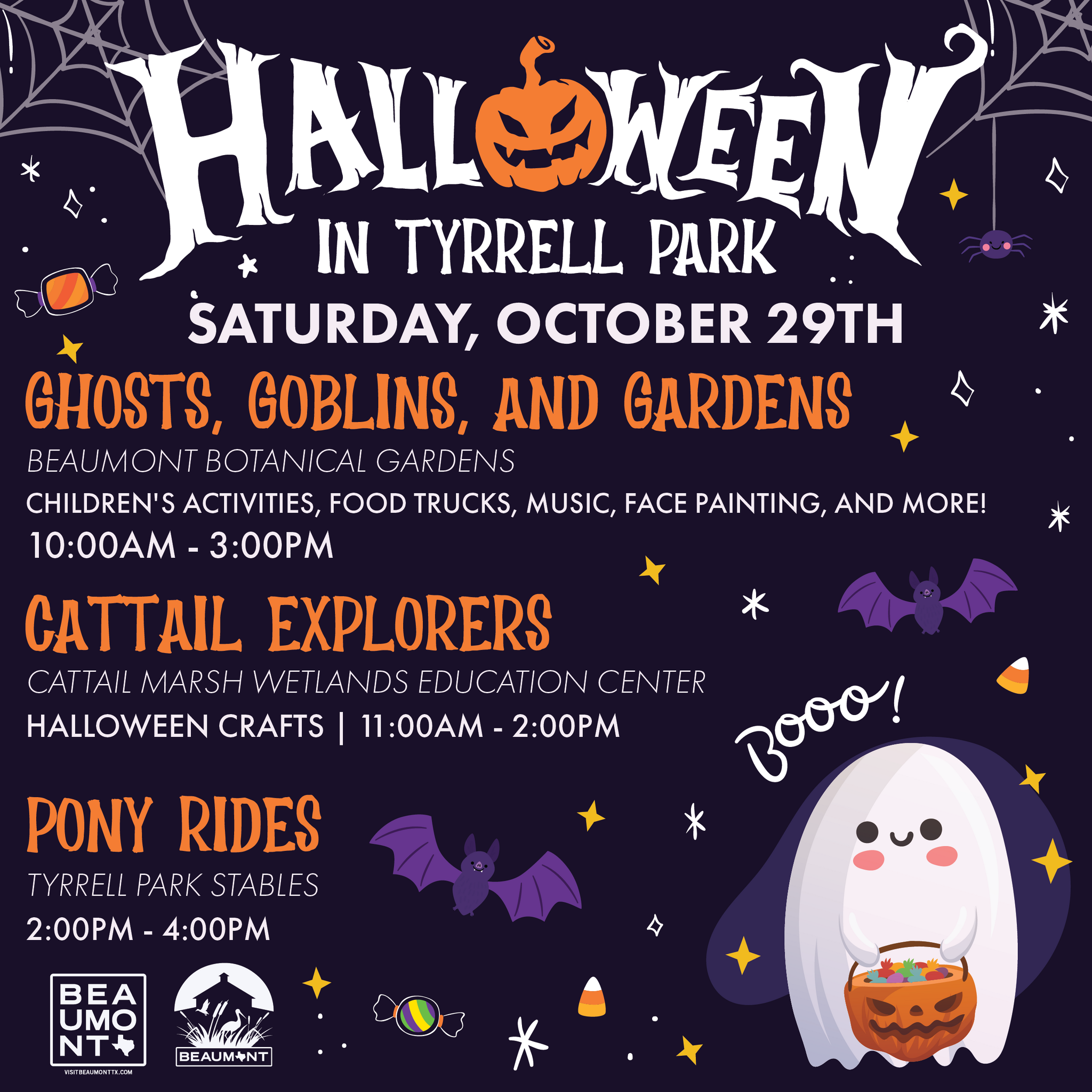 Halloween happenings with the city of 'Boomont'