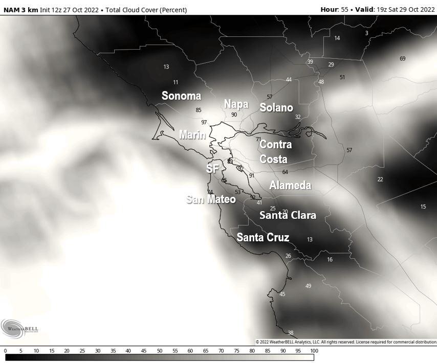 Gloom, clouds and mist will settle into these Bay Area cities over the ...