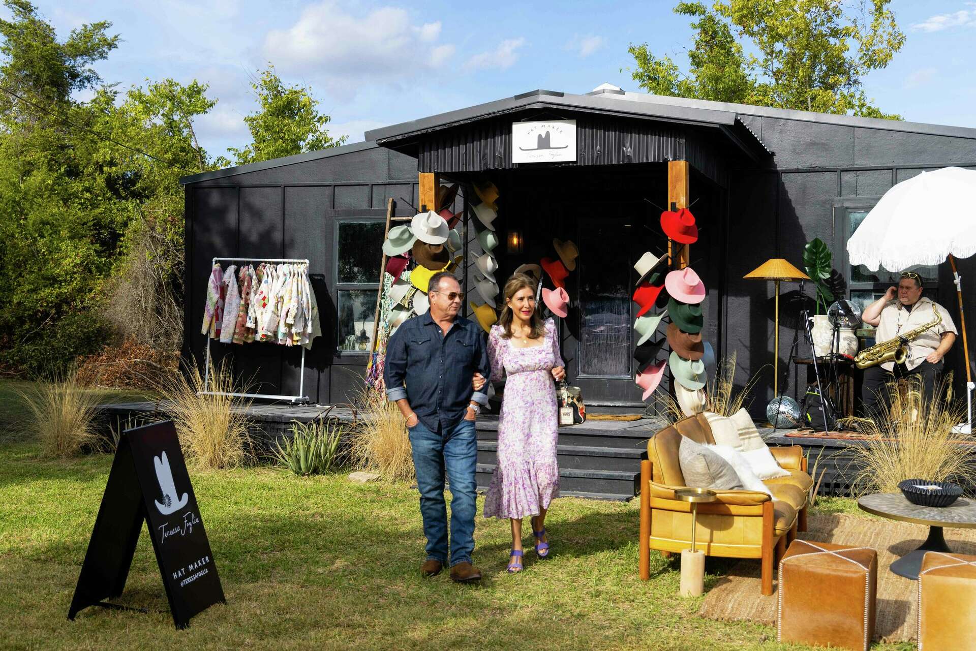 For Round Top pop-up near Marburger, not even 700 hats is enough