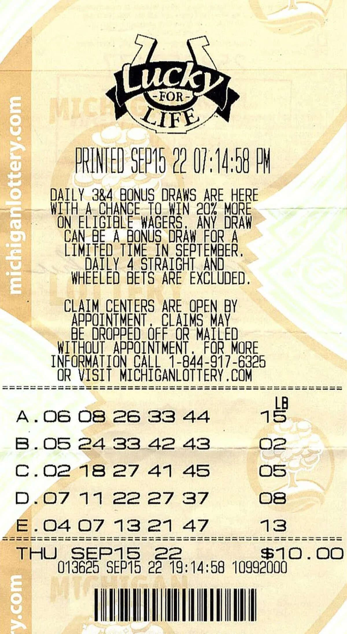 Warren Man Wins 25k A Year Playing Michigan Lottery s Lucky For Life Warren Man Wins 25k A Year Playing Michigan Lottery s Lucky For Life