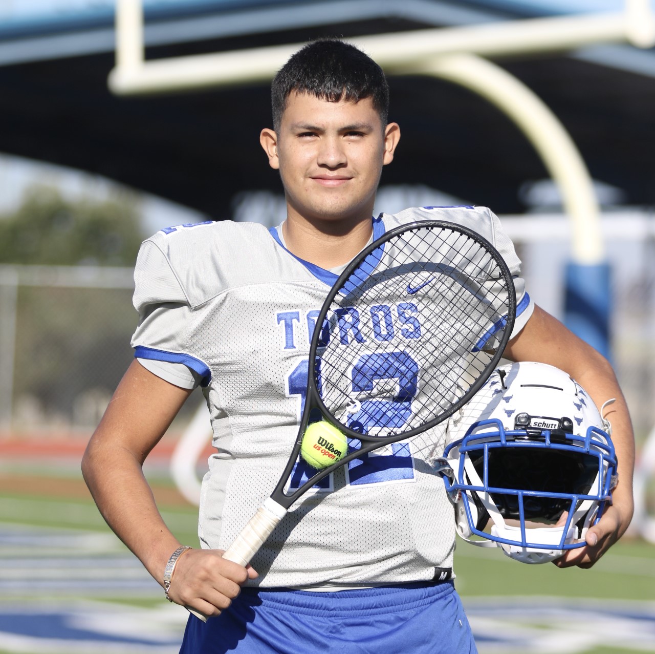 Solis thriving on the court and the field