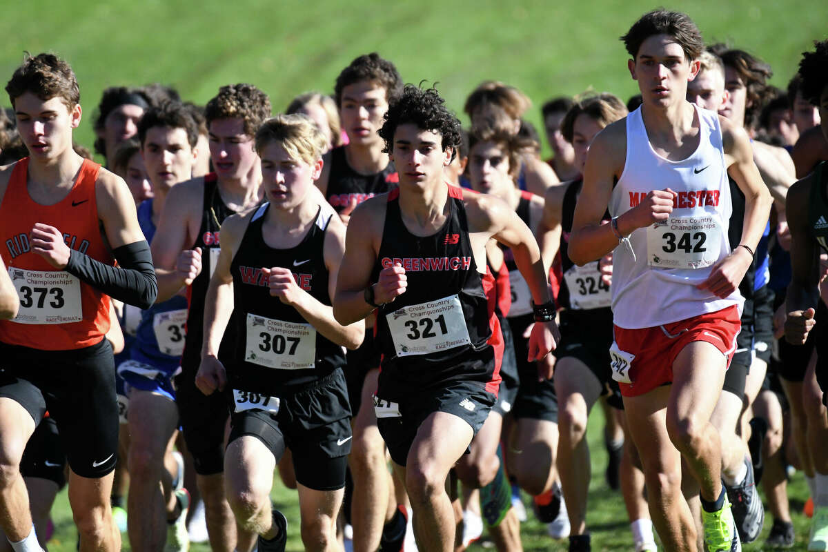 2022 CIAC boys cross country state championship roundup at Wickham Park.