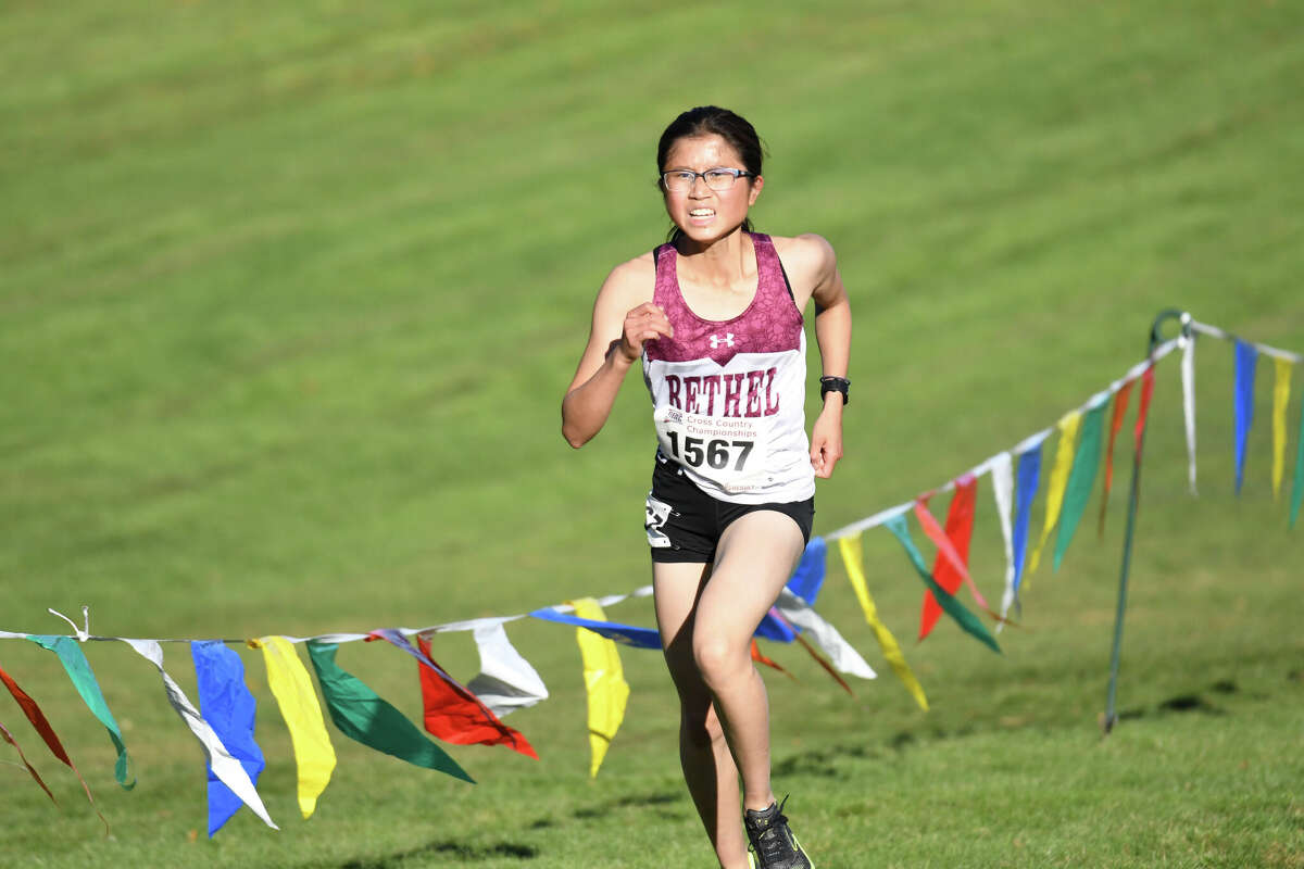 CIAC state cross country championships at Wickham Park.