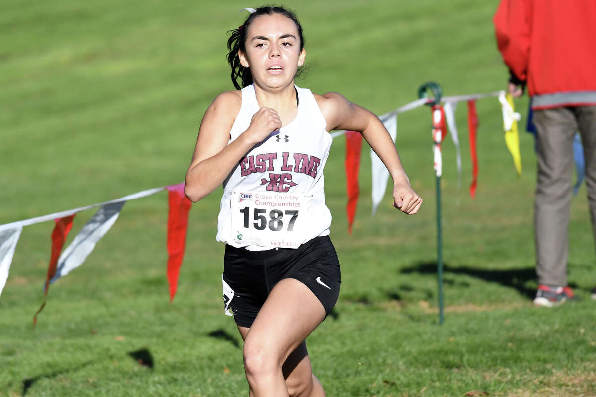 CIAC state cross country championships at Wickham Park.