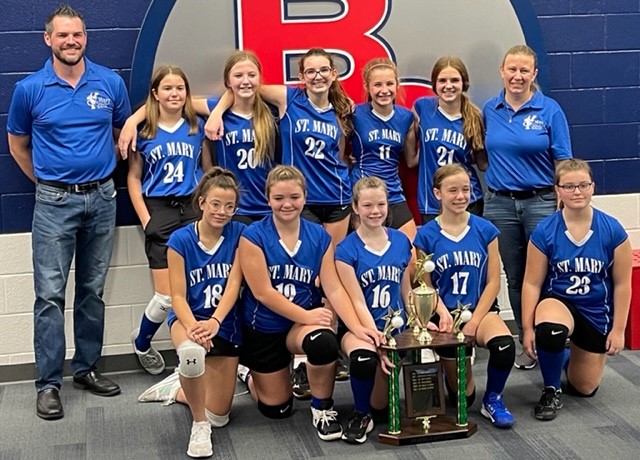 St. Mary's Colts volleyball team wins