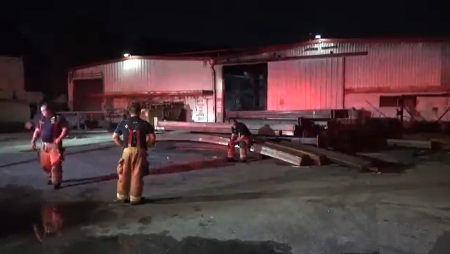 Air deemed safe after Houston warehouse, chemical fire