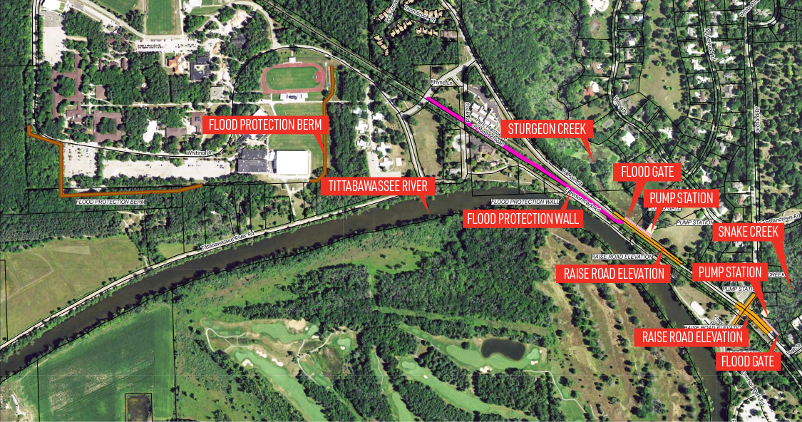 Midland flood plan unveiled