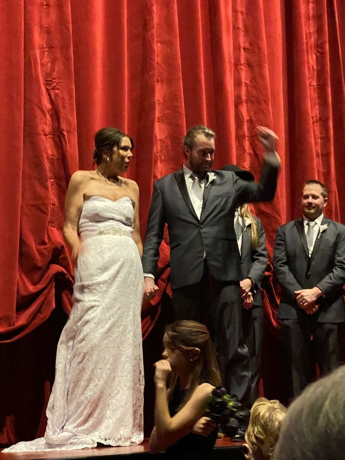 Couple hosts Tim Burton-themed wedding in Manistee