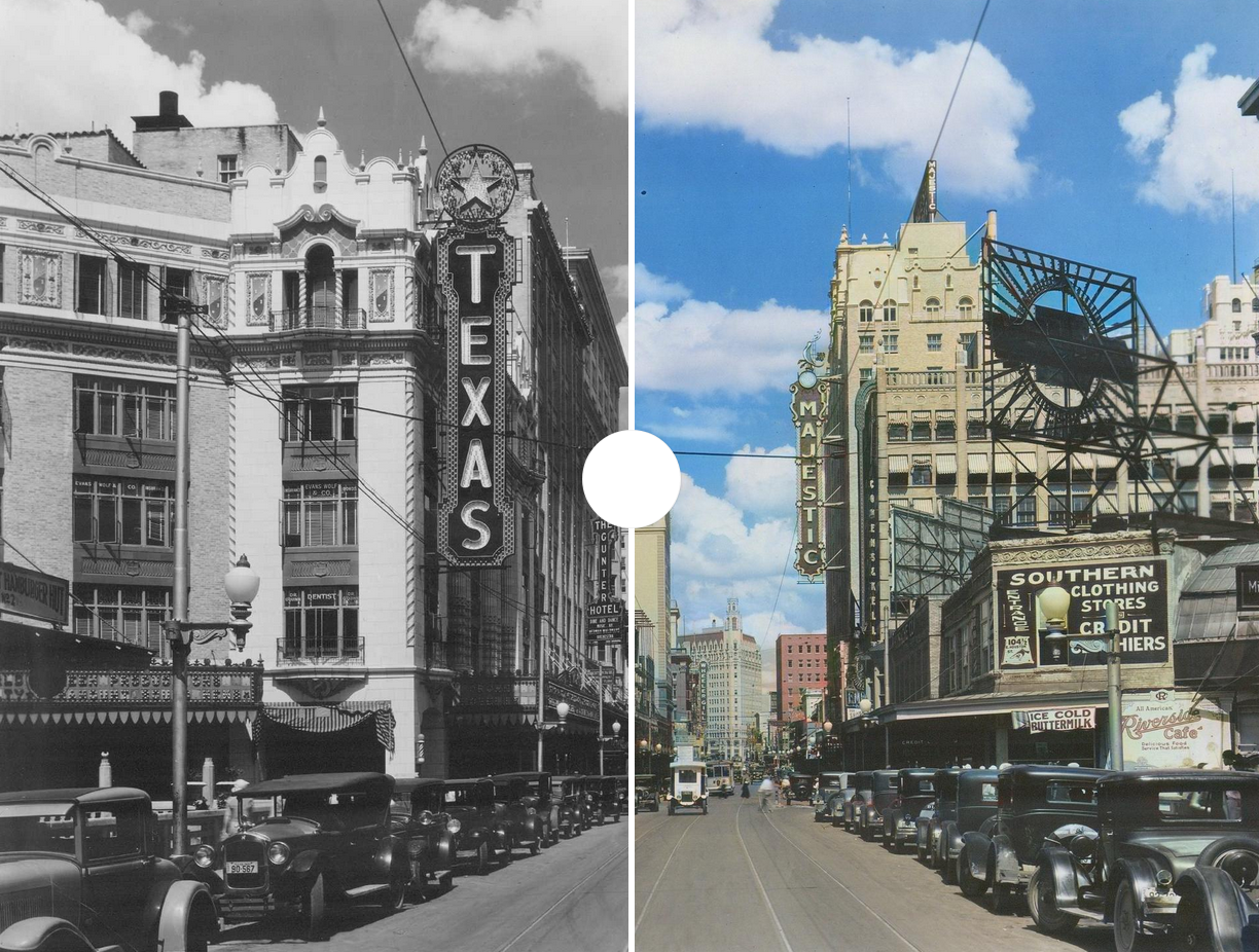 AI tool brings color to San Antonio photos from the past century