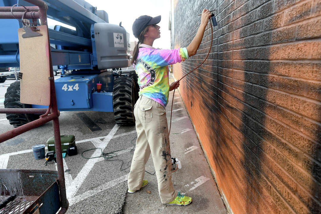 Meet Meghan Cobb - the artist behind Beaumont's newest mural