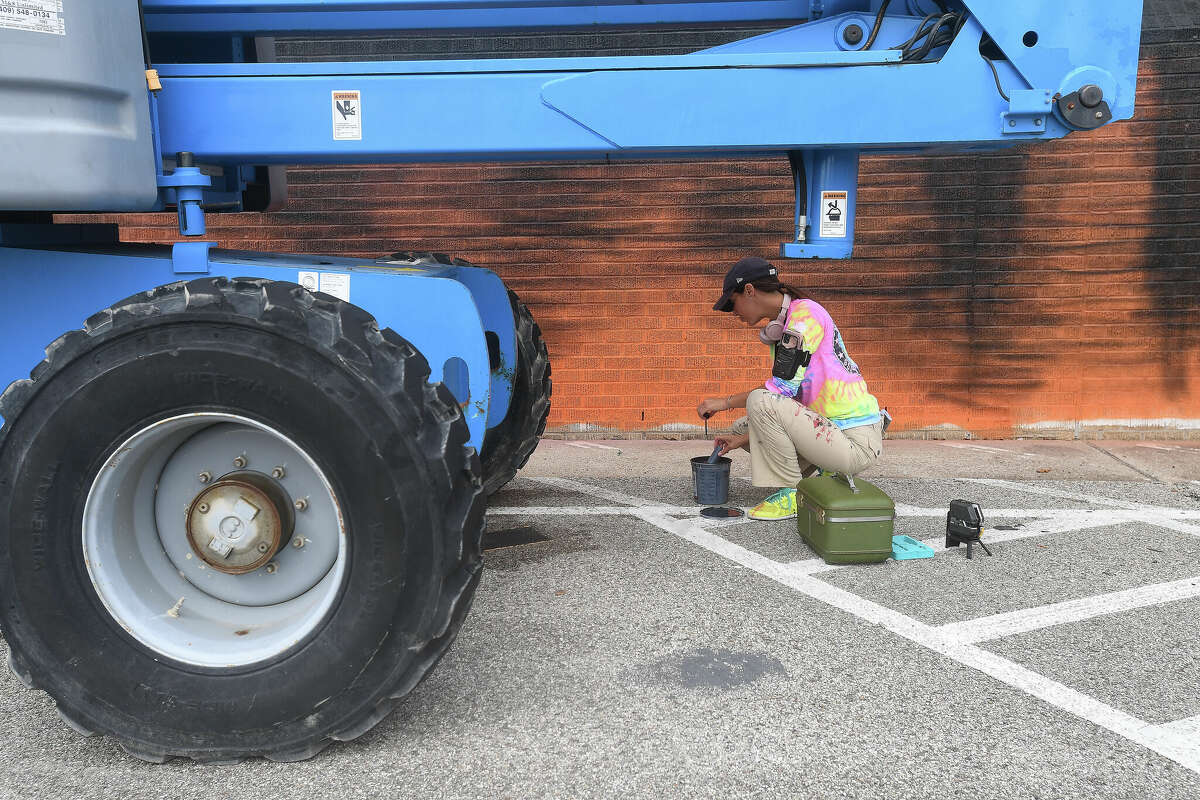 Meet Meghan Cobb - the artist behind Beaumont's newest mural