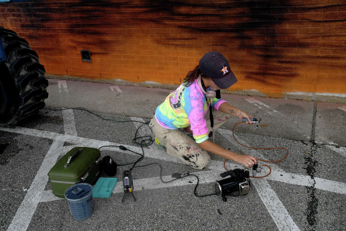 Meet Meghan Cobb - the artist behind Beaumont's newest mural