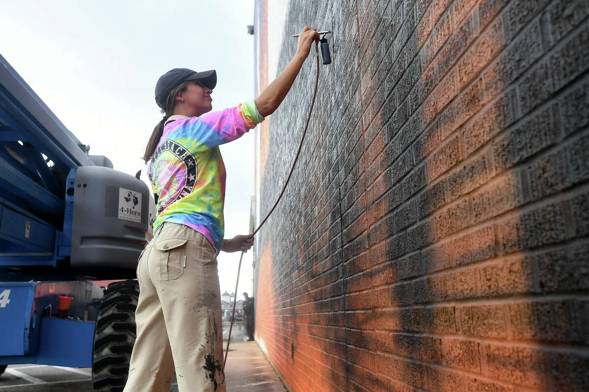 Meet Meghan Cobb - the artist behind Beaumont's newest mural