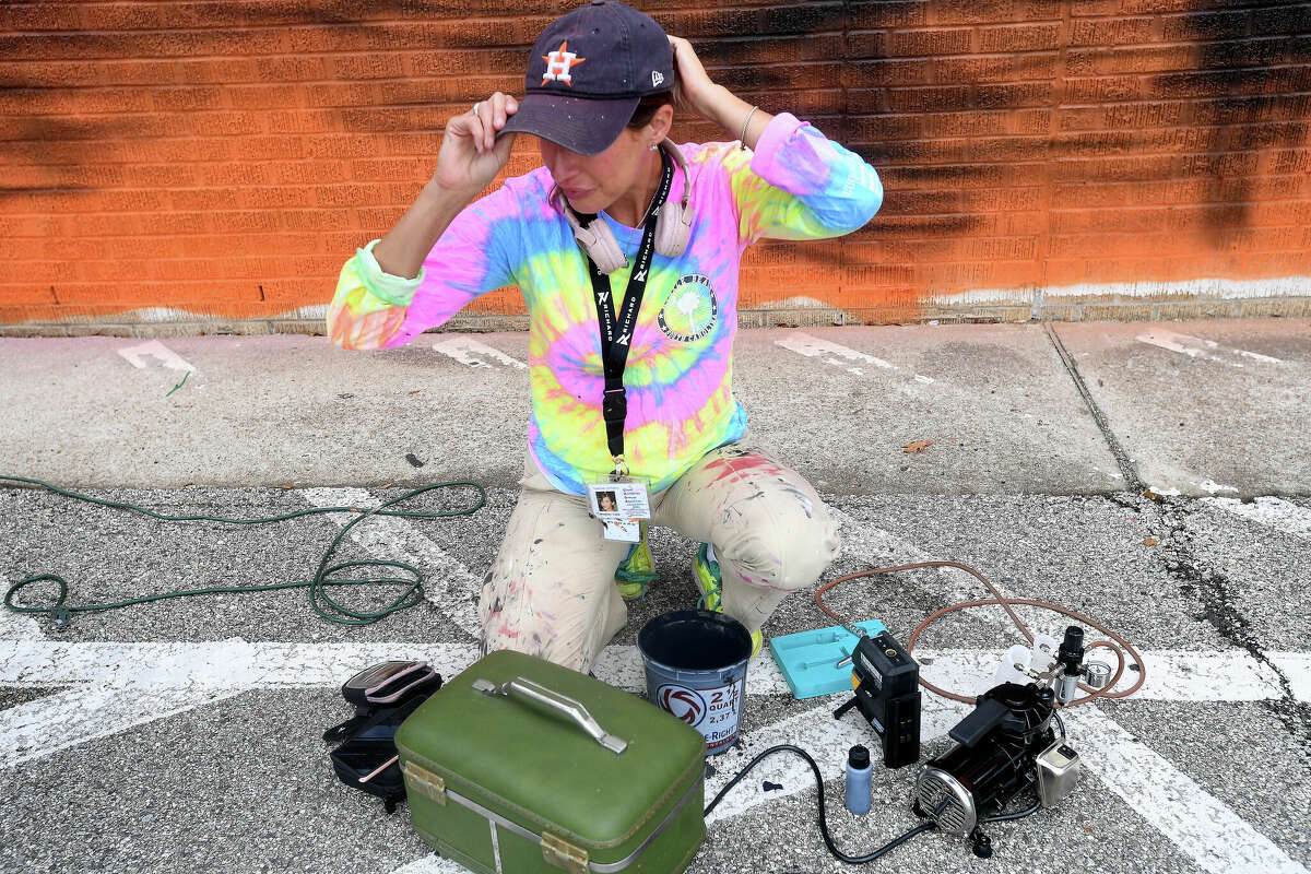 Meet Meghan Cobb - the artist behind Beaumont's newest mural