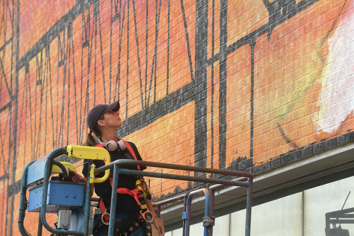 Meet Meghan Cobb - the artist behind Beaumont's newest mural