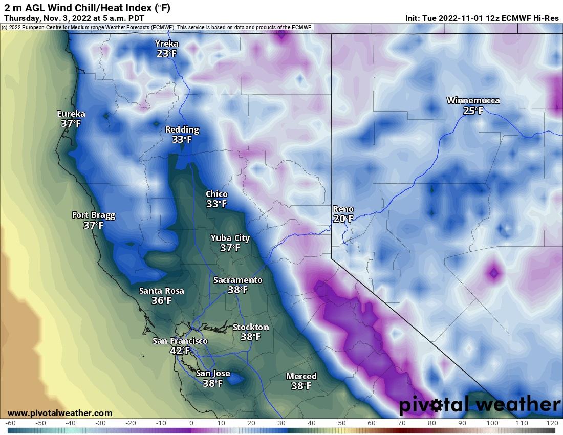 Frigid temps and frost this morning, but brief warming trend up next