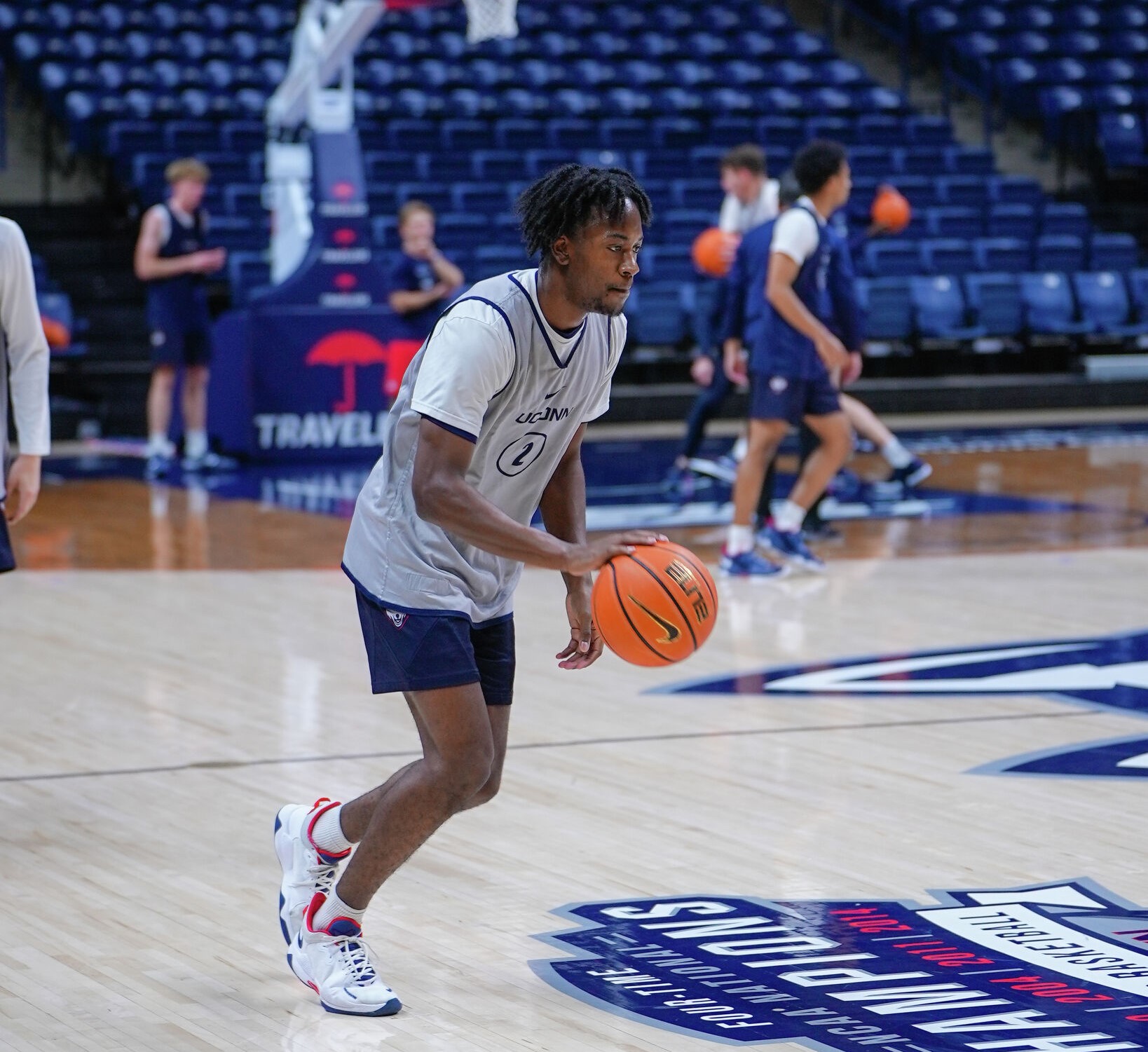 Tristen Newton, Hassan Diarra competing for UConn point guard job
