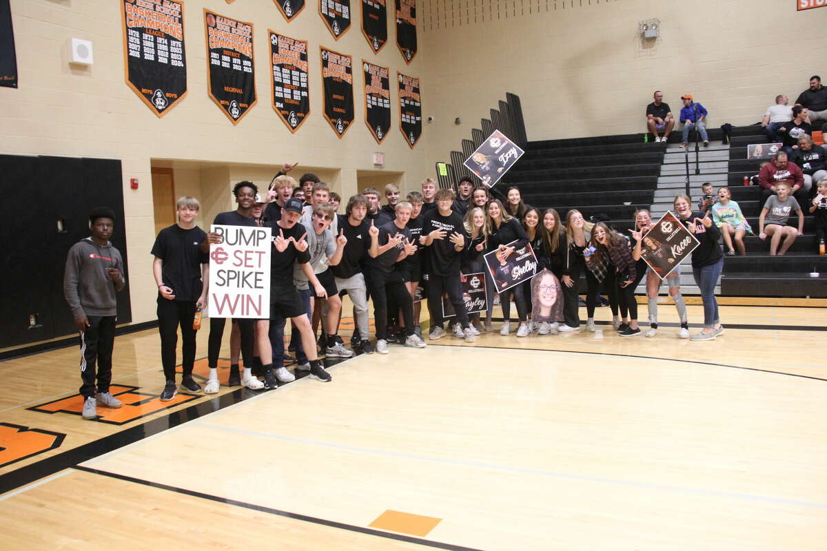 Throughout the season, Student Sections cheered on their teams