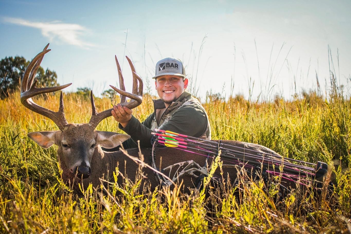 Persistence and a little trickery help archer catch buck