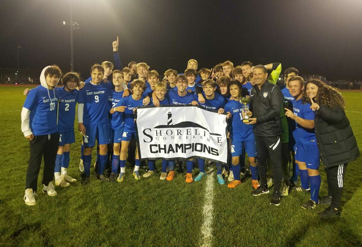 East Hampton tops Morgan for first Shoreline boys soccer title
