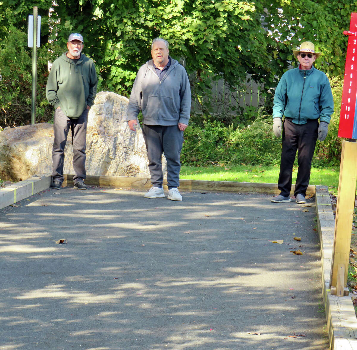 Former sheet metal worker with asbestosis, regular at Bocce court