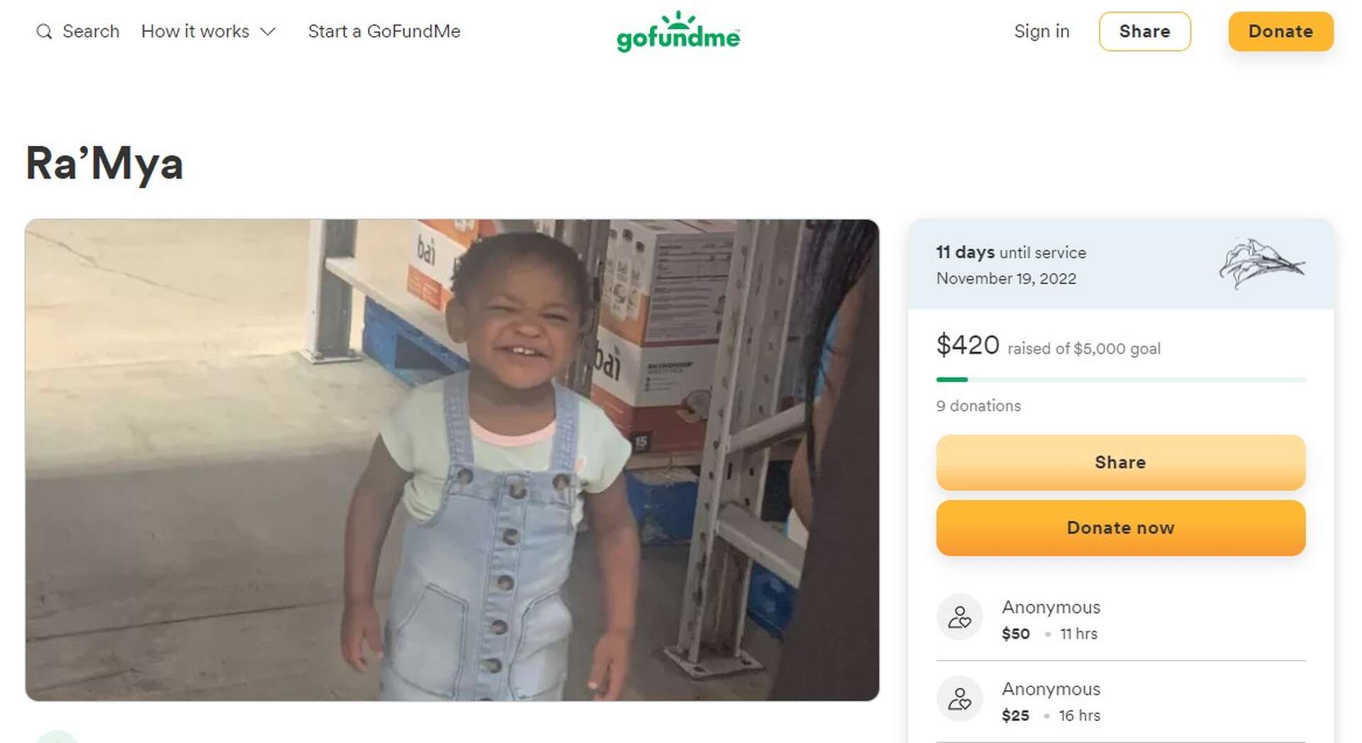 1-year-old dies by pickup truck accidentally backing into her, police say