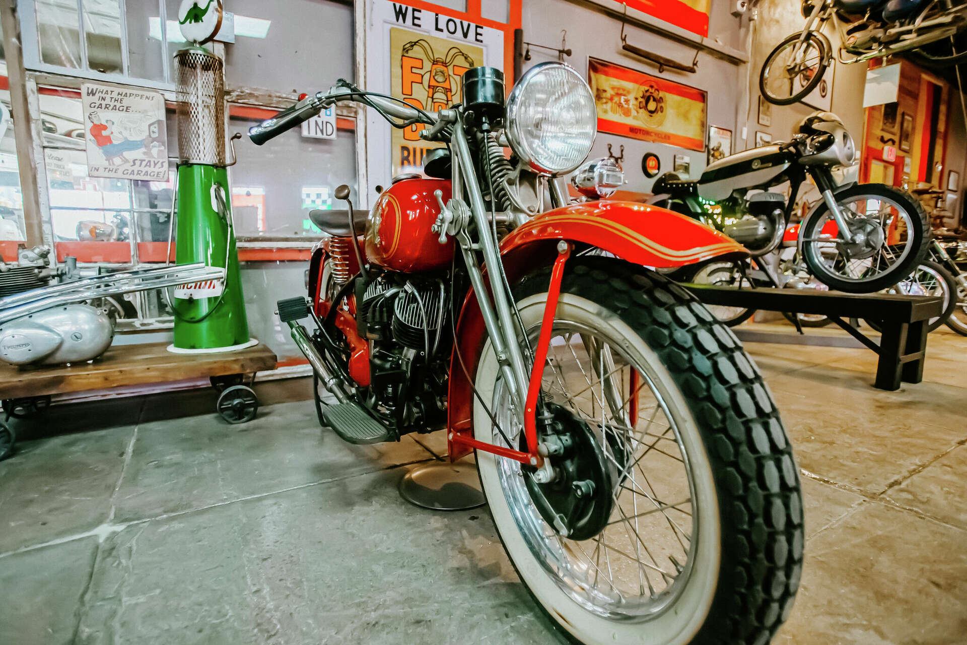 The Texas Vintage Motorcycle Museum is a bike lover's dream