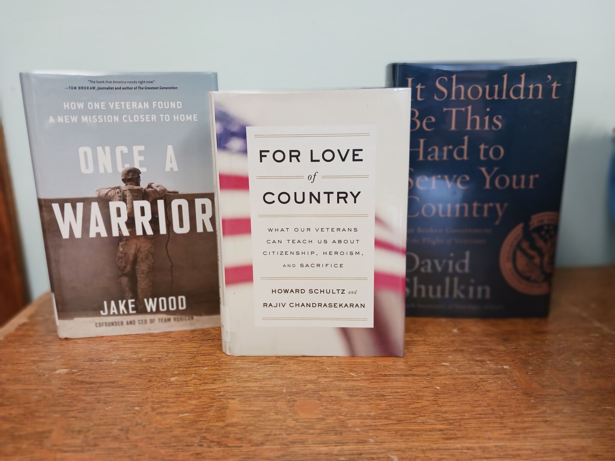 Read about veterans with books from Manistee library