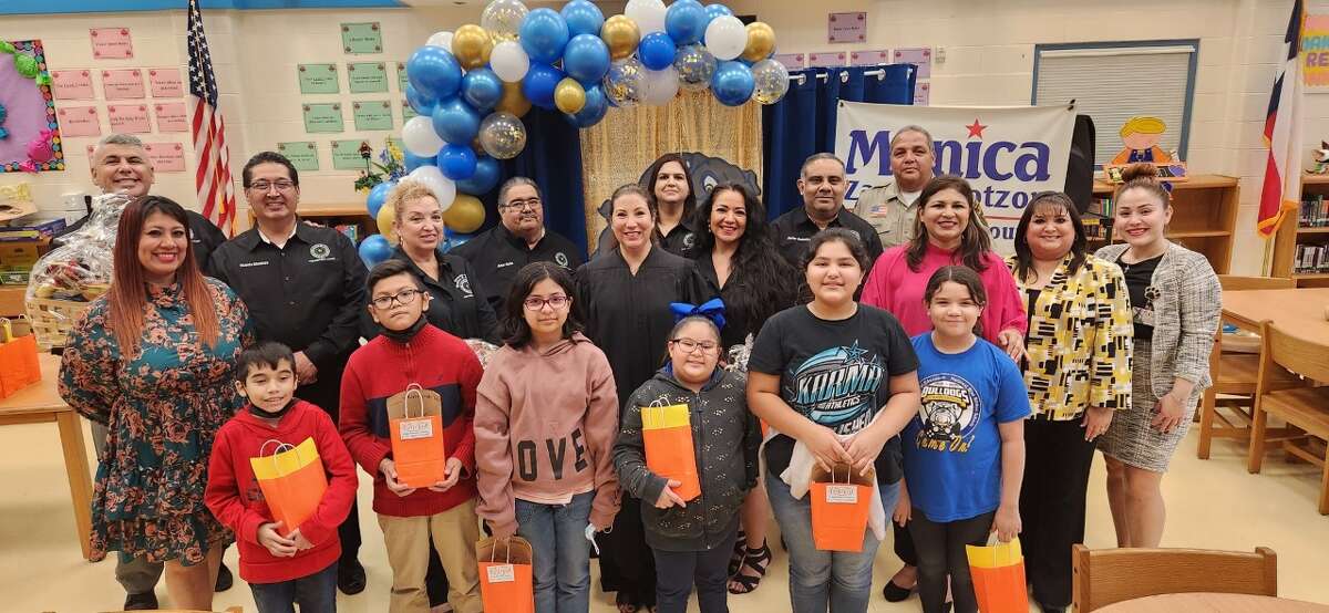 Judge Monica Notzon donates to Laredo ISD elementary school on day of ...