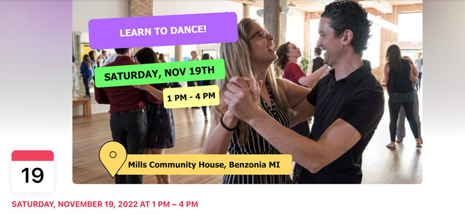 Co-Creative Partner Dance workshop and fall dance planned at Mills ...