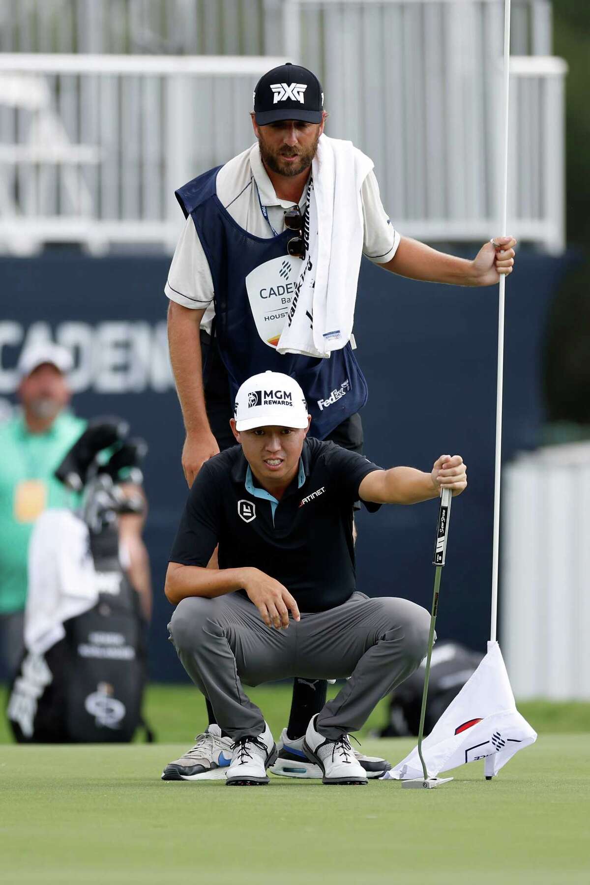 Houston Open: Travis Vick off to good start in hometown debut