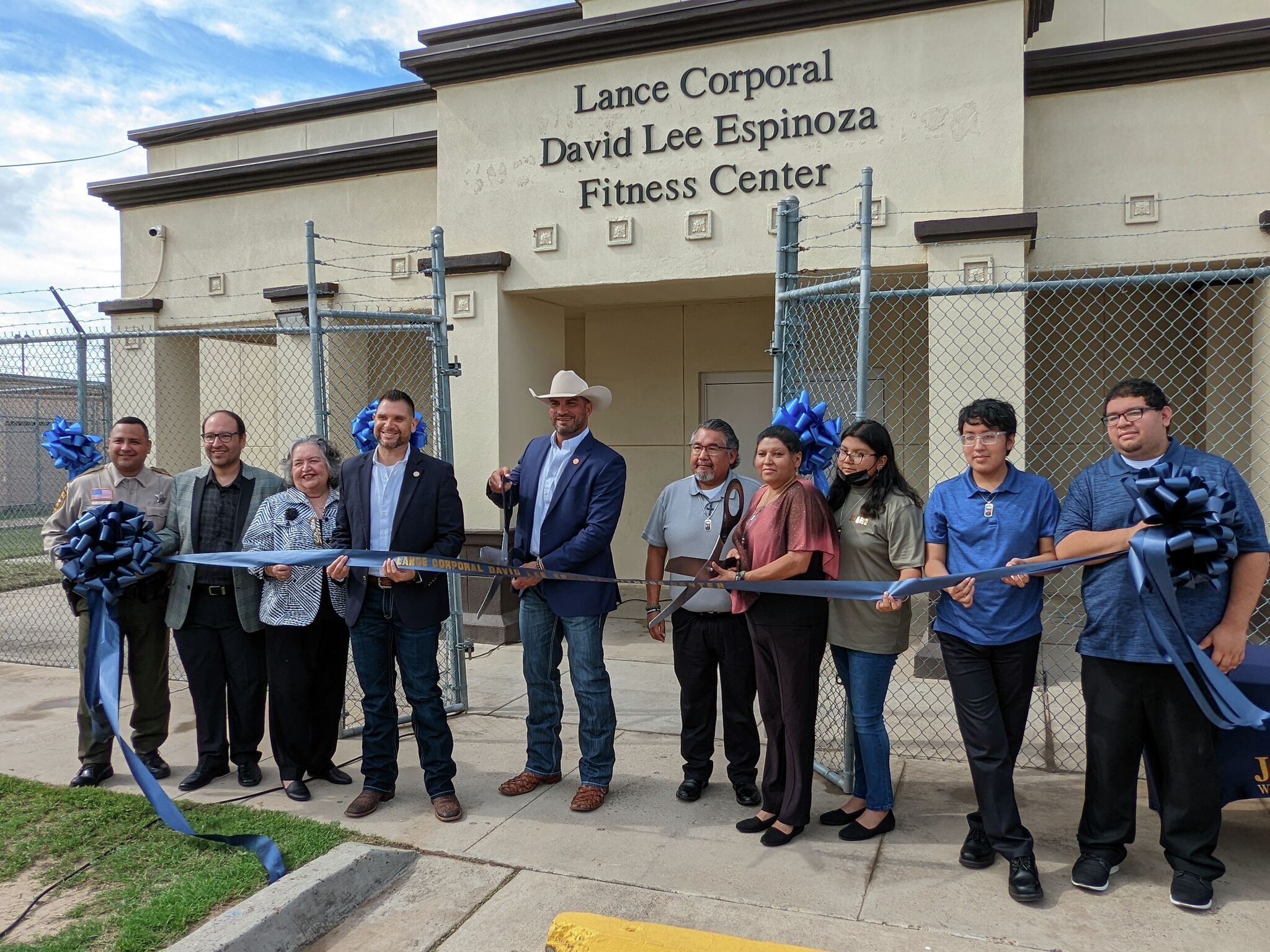 Webb County honors Lance Cpl. Espinoza with fitness center