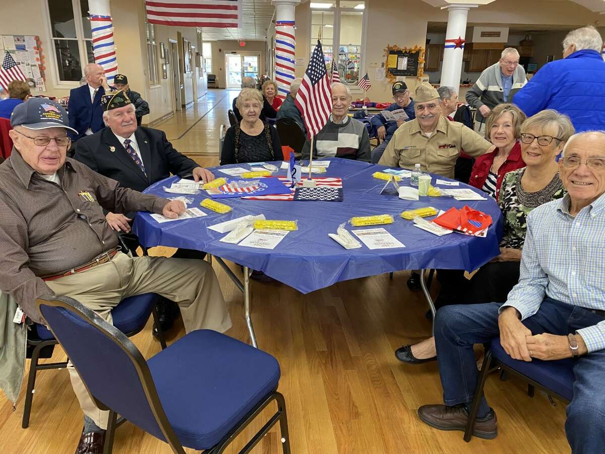 Senior center event honors Shelton's military veterans