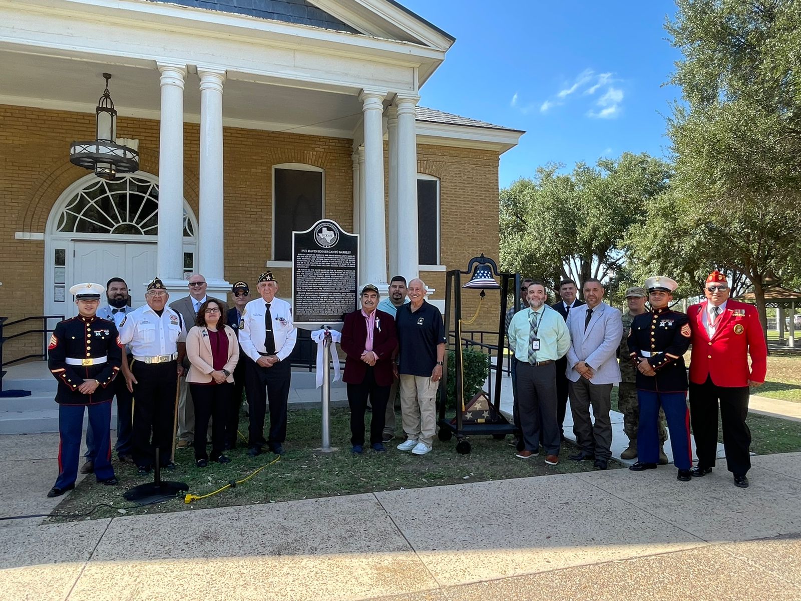 Laredo College unveils historical marker honoring Pvt. David B. Barkley ...