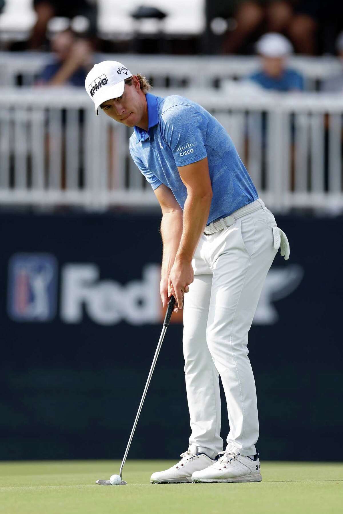Houston Open: Travis Vick off to good start in hometown debut