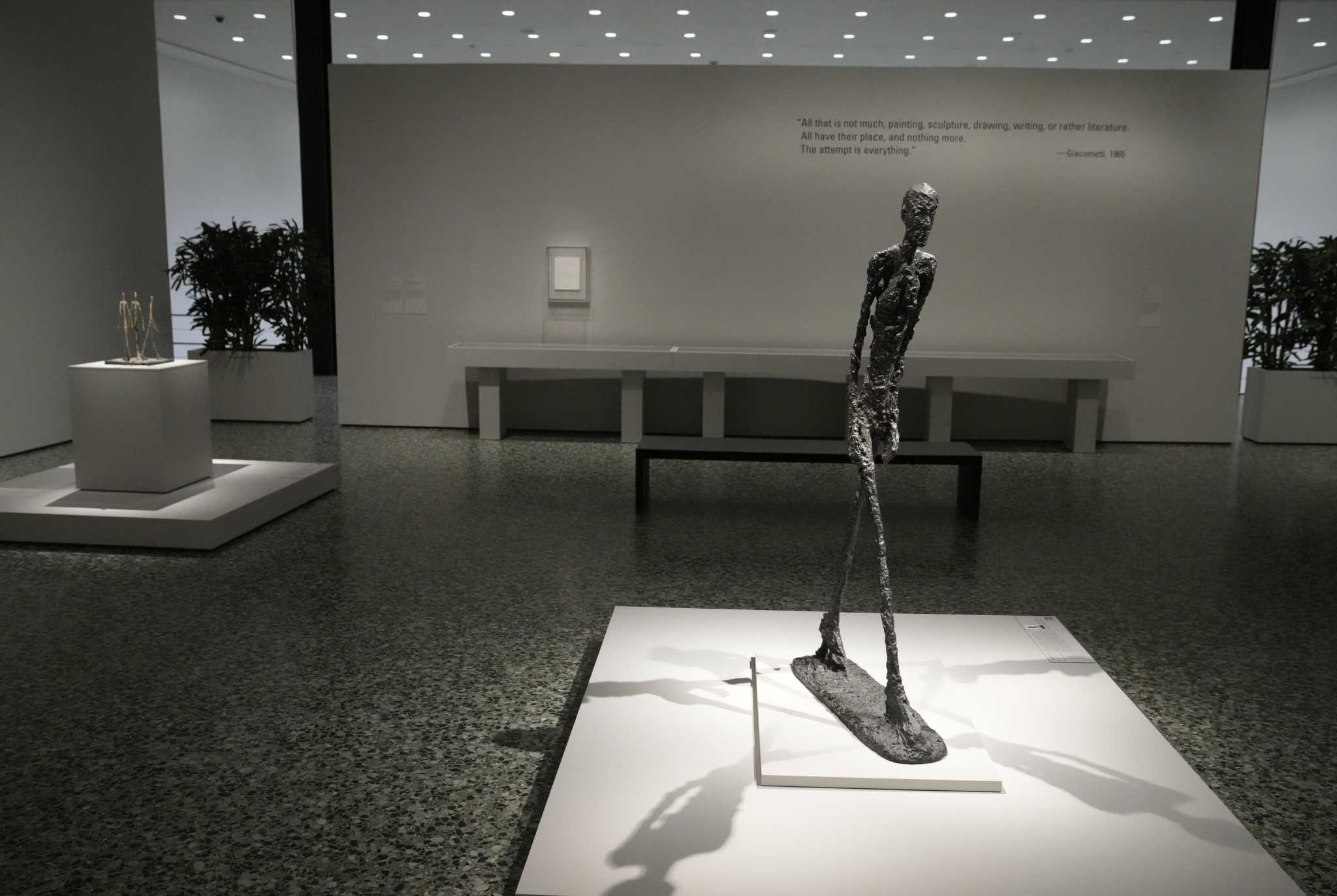 Houston museum presents Giacometti’s haunting, skinny sculptures