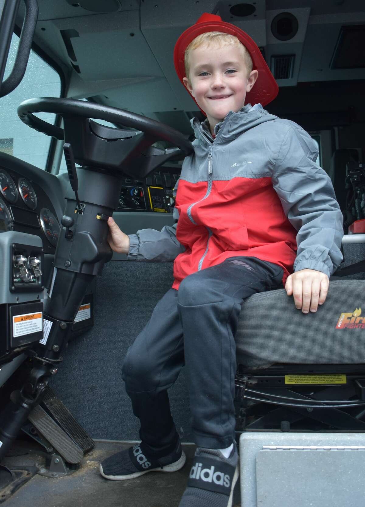 Bear Lake Elementary students visit Bear Lake Fire Station