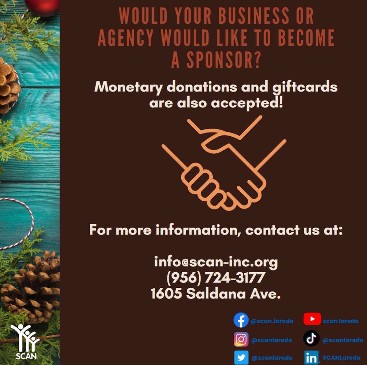 SCAN holding donation drive to provide Thanksgiving meals for Laredo ...