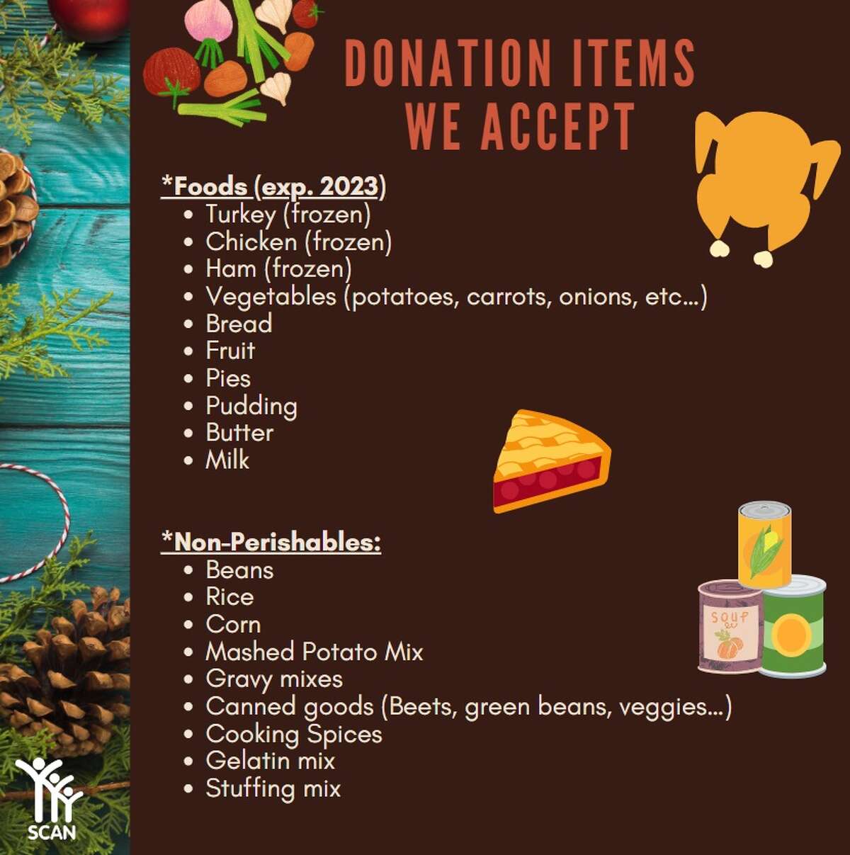 SCAN holding donation drive to provide Thanksgiving meals for Laredo ...