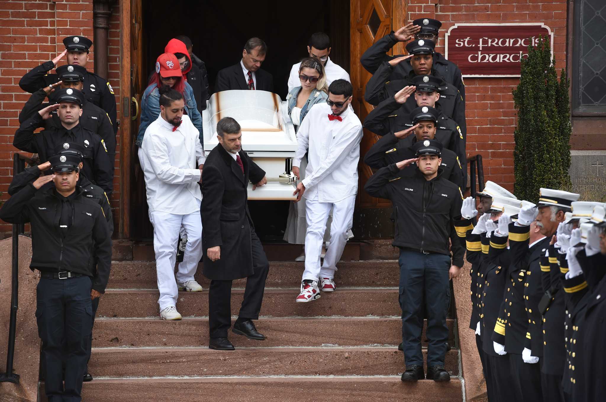 Funeral today for New Haven firefighter Thomas Mieles